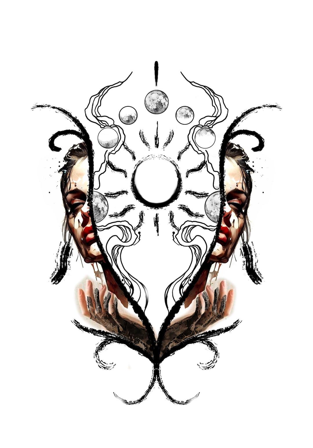 Full Back Tattoo Design, Digital Design, Png, Jpeg, Jpg - Etsy