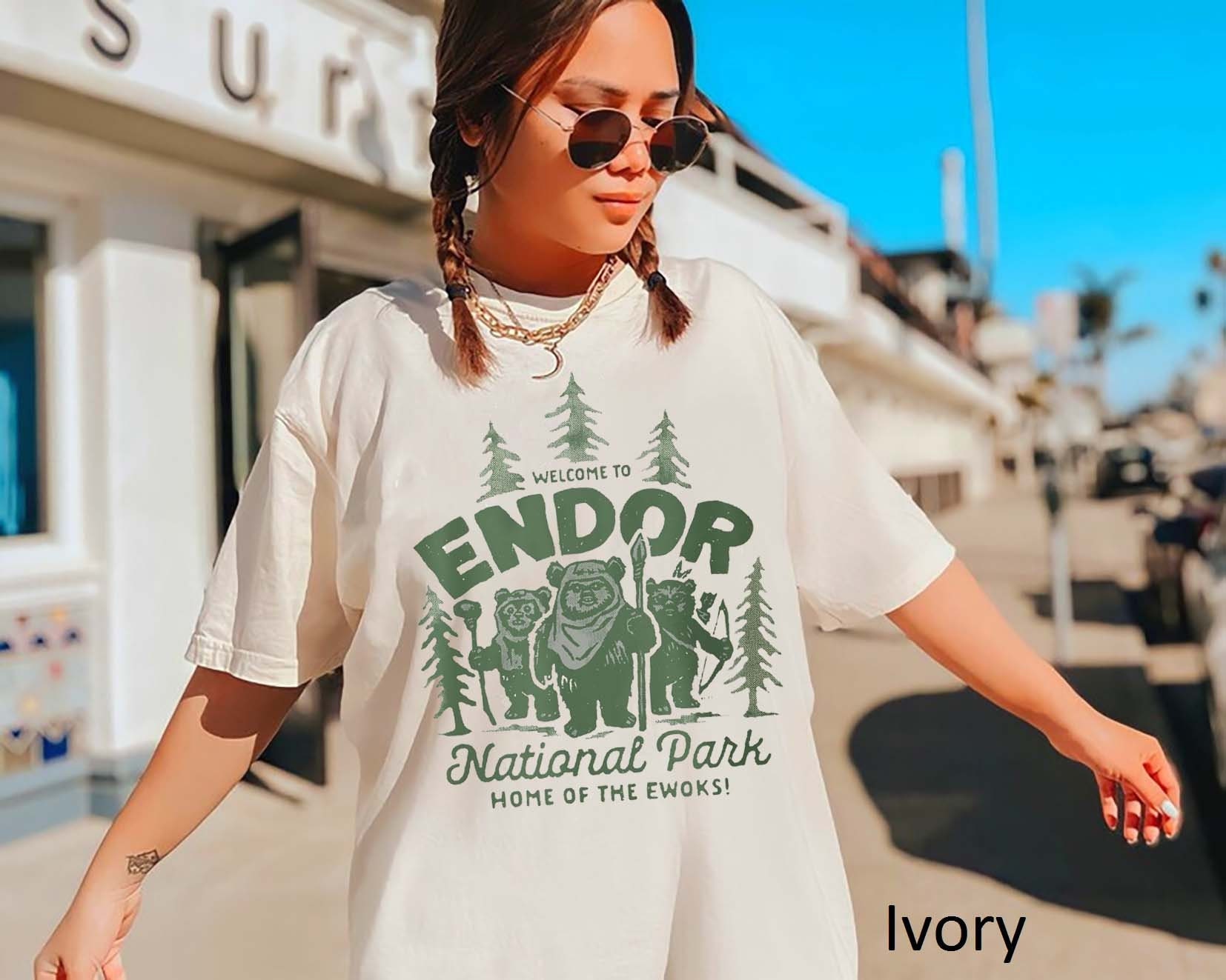 Disney Star Wars Endor National Park Ewoks Retro Shirt, Star Wars Day ...