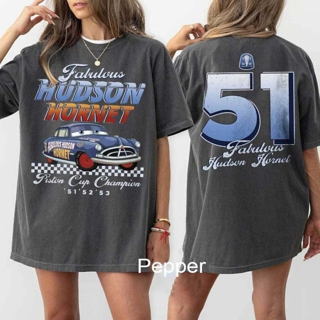 Comfort Colors Vintage Doc Hudson Shirt, Disney Cars Shirt, Fabulous ...