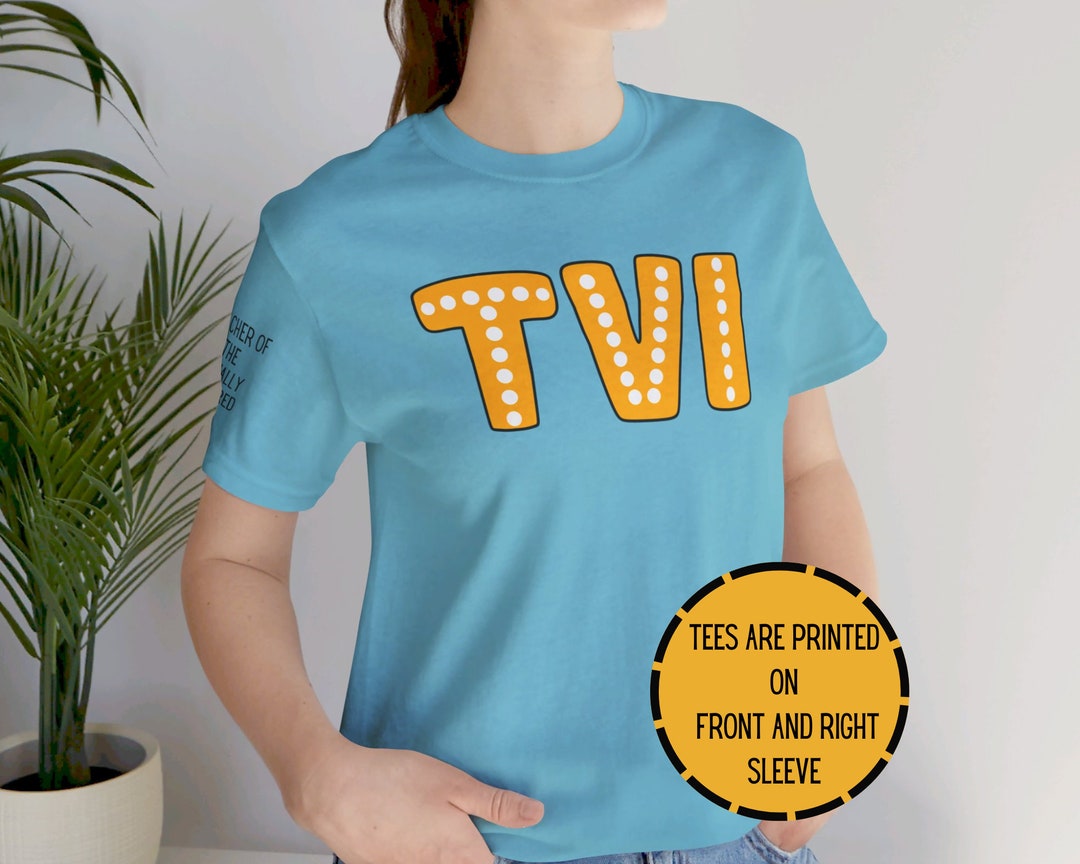 Teacher of the Visually Impaired Squad Shirt With Job Title on the ...