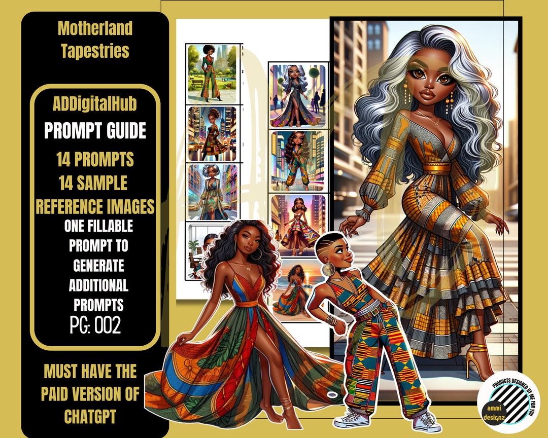Motherland Tapestries- African Fabric Patterns - Black Women Fashion ...