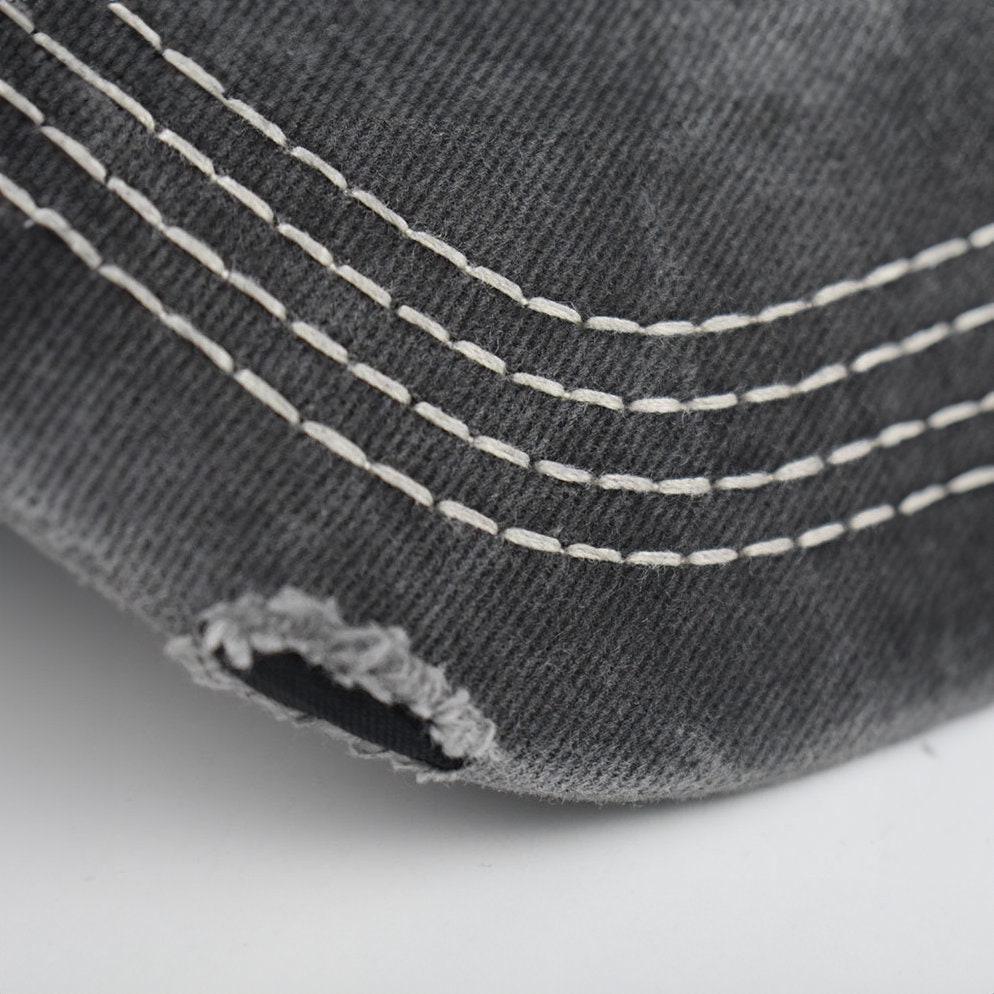Washed and Worn Cap Pentagram Baseball Cap, Washed Cap, Distressed Y2k ...