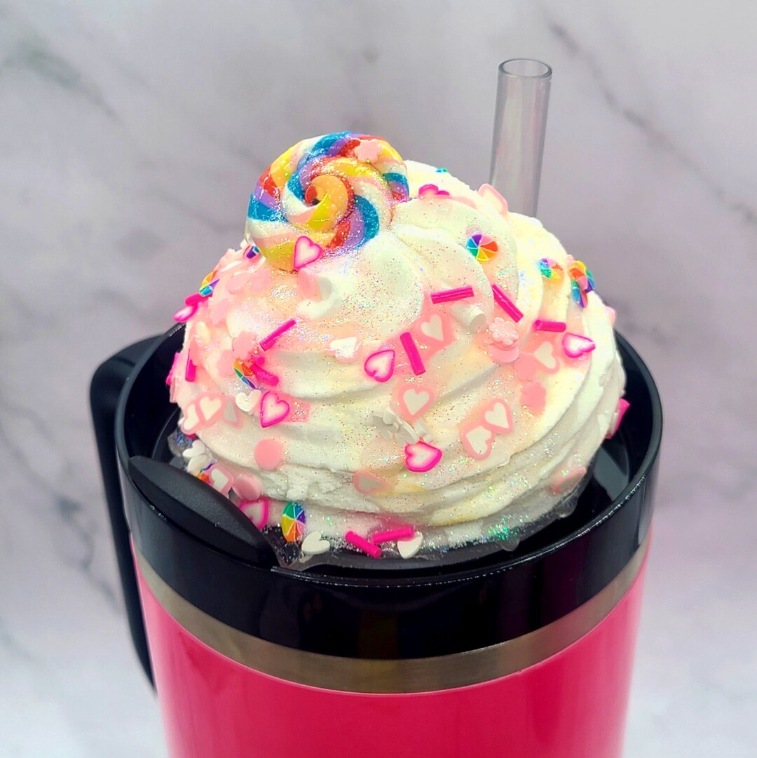 Whipped Stanley Topperneon Pink Whipped Stanley Topper40oz Custom ...