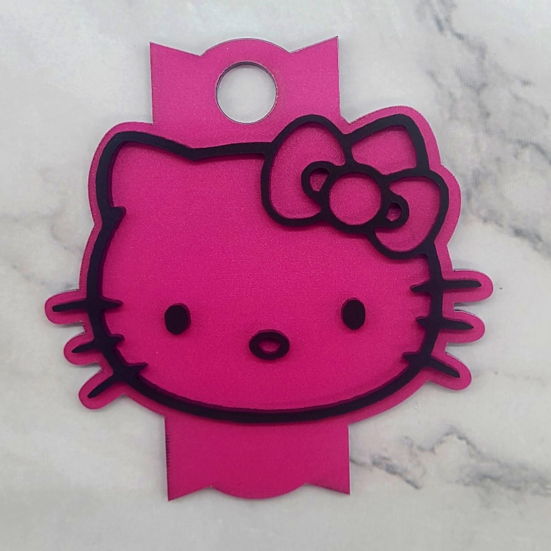 Pink Cat Stanley Topperkitty Bow Stanley Topperstanley Neon Pink ...