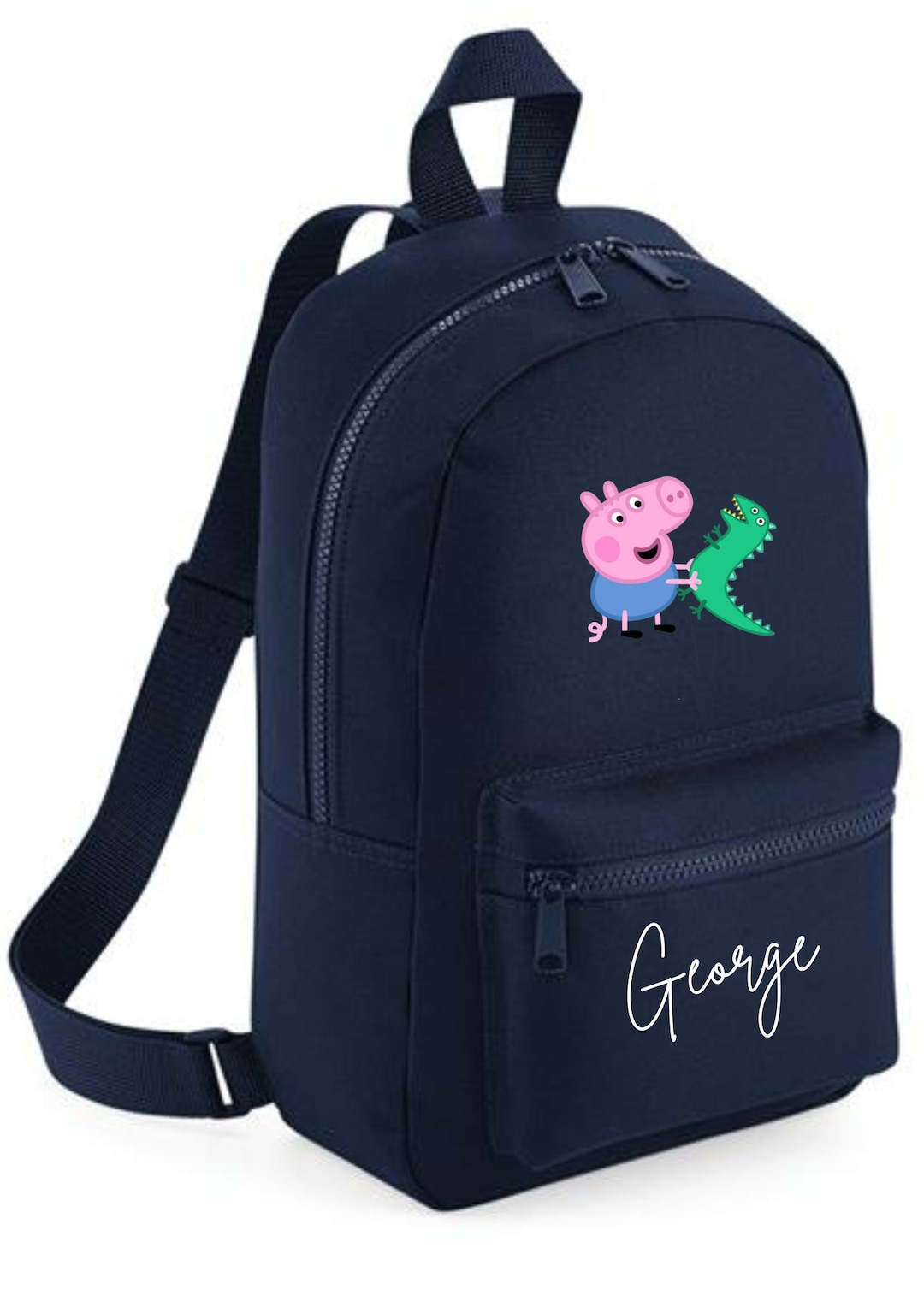For Children - Personalised Peppa Pig or George Pig Backpack ANY NAME ...