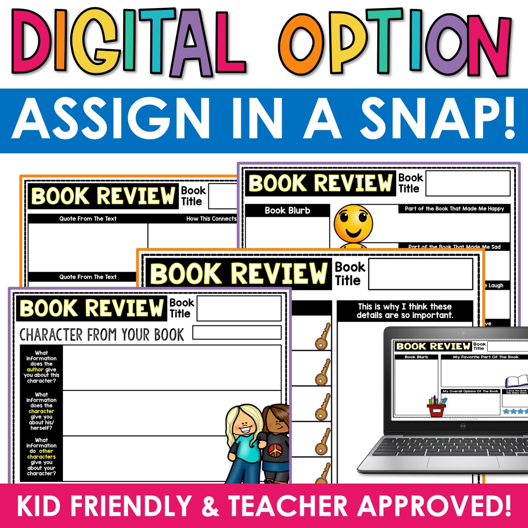 Book Report for Any Book, Book Reviewtemplates, Sumer Reading Book ...