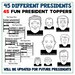 Presidents Report Pennant Banners | President's Day Activities | US ...