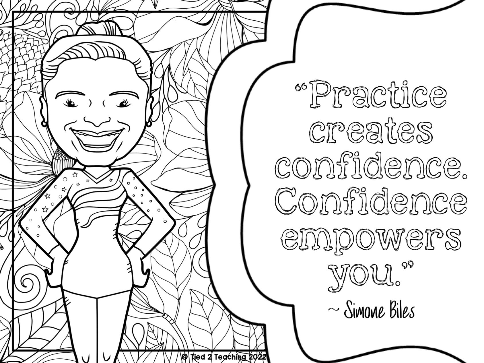 Black History Coloring Posters, Adult Coloring Pages for Black History ...