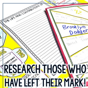 Black History Month Lapbook Project, Black History Biography Activities ...