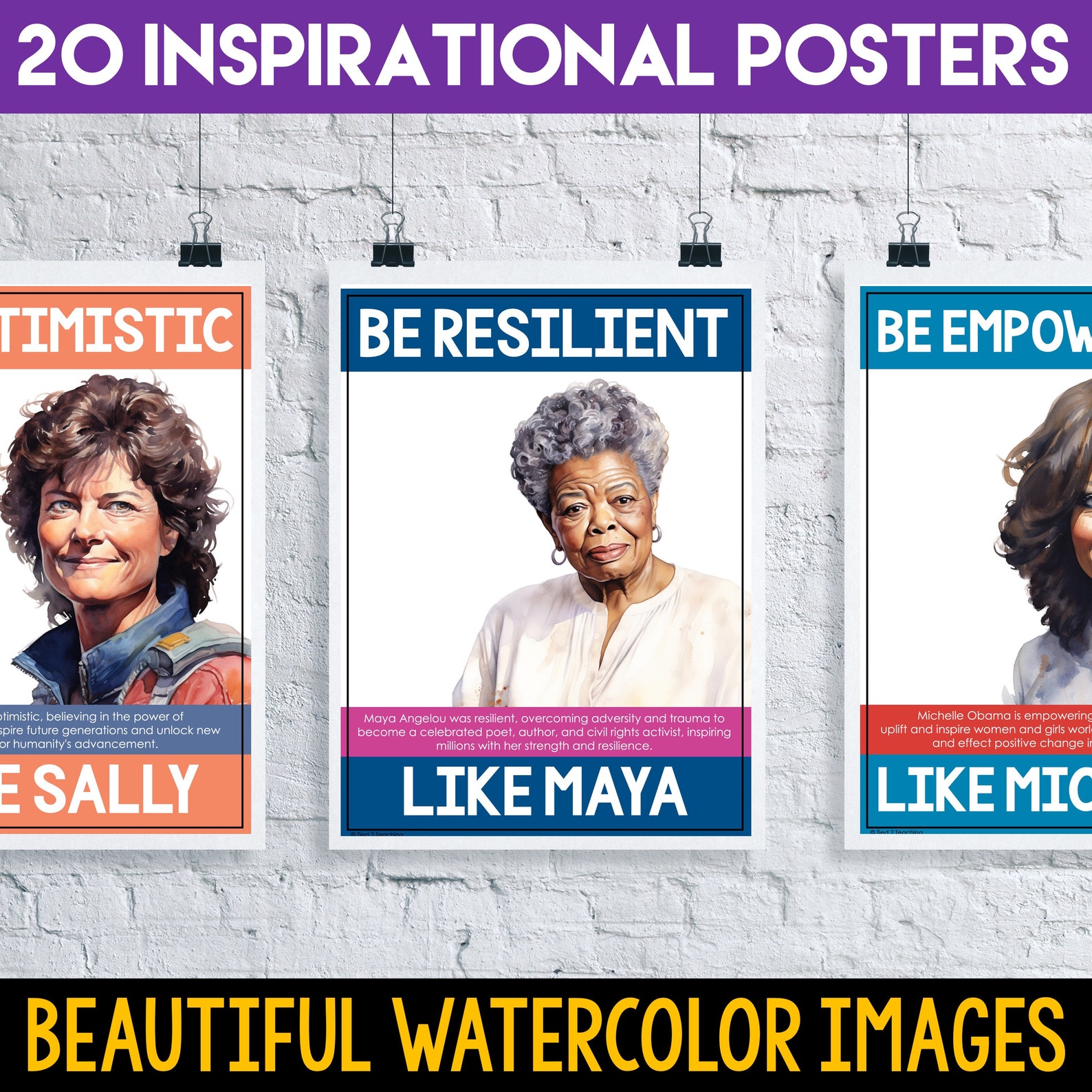 Women's History Month Posters, Printable Classroom Posters, Historical ...