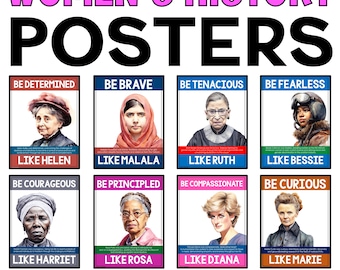 Printable Women's History Month Biography Bulletin Board | Famous Women ...