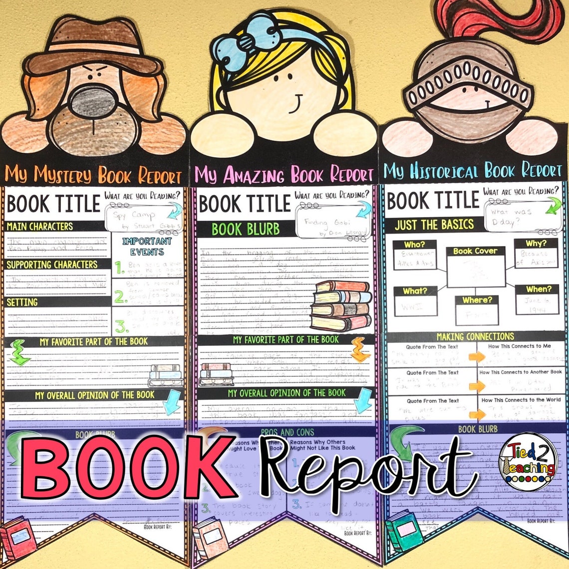 Book Report for Any Book, Book Reviewtemplates, Sumer Reading Book ...