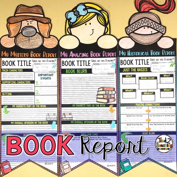 Mystery Book Report Forms