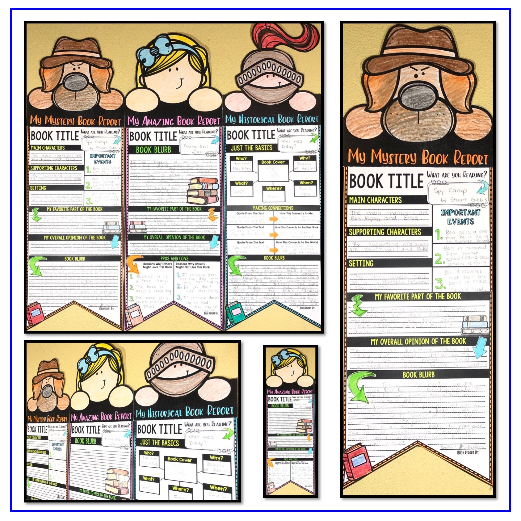 Book Report for Any Book, Book Reviewtemplates, Sumer Reading Book ...