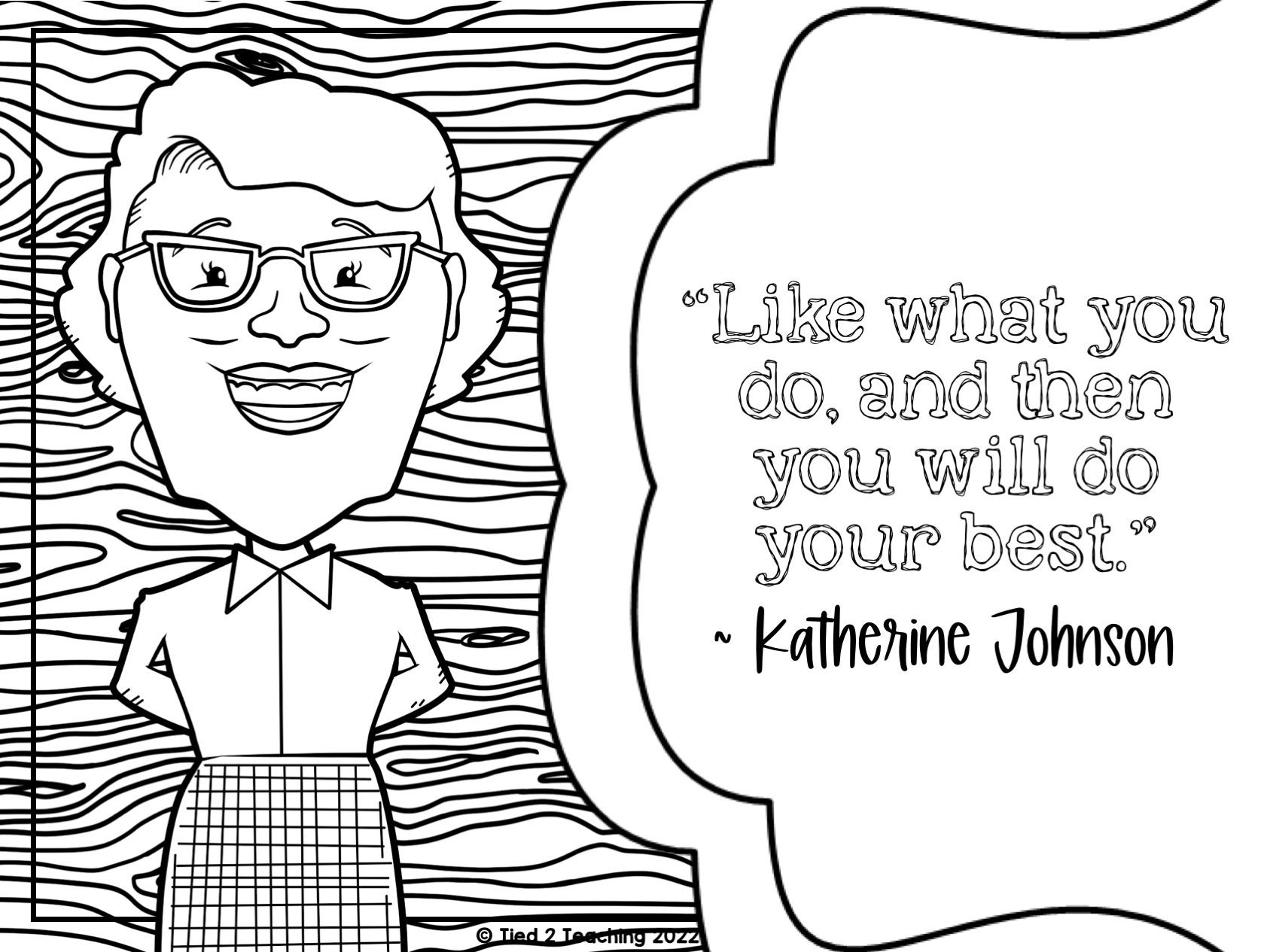 Black History Coloring Posters, Adult Coloring Pages for Black History ...