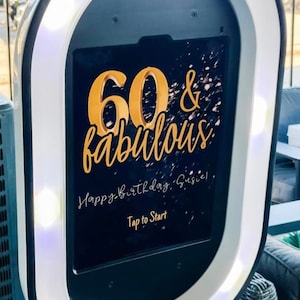 60 and Fabulous Photo Booth Template, Salsa Photo Booth Template ...