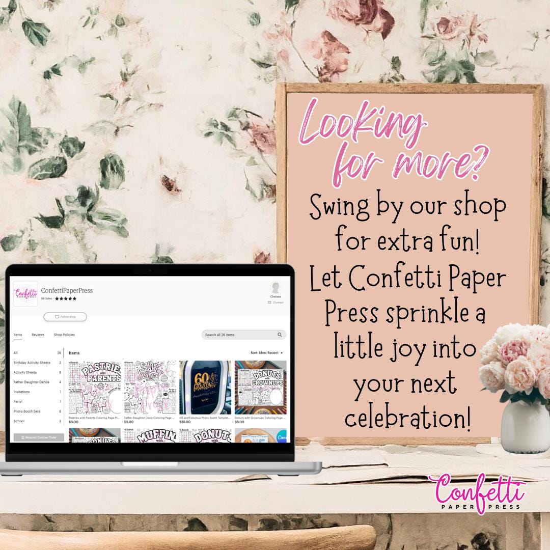 CUSTOM Photo Booth Tap to Start Screen, Salsa Photo Booth Template ...