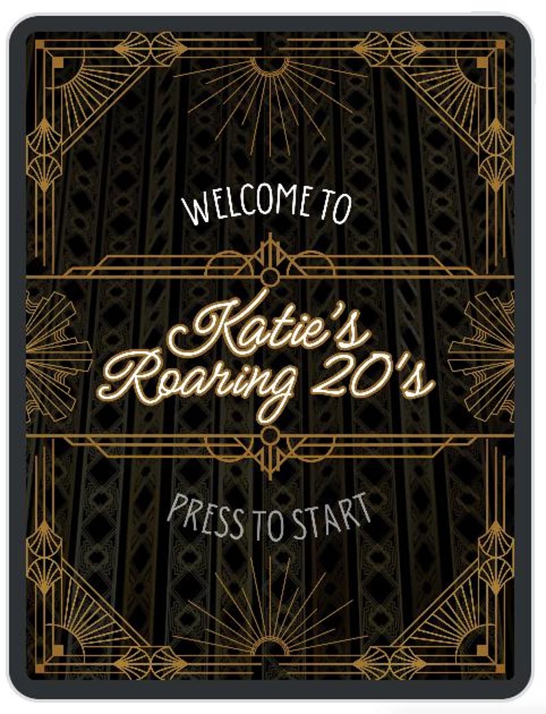Roaring 1920s Photo Booth Template, Salsa Photo Booth Template, Overlay ...