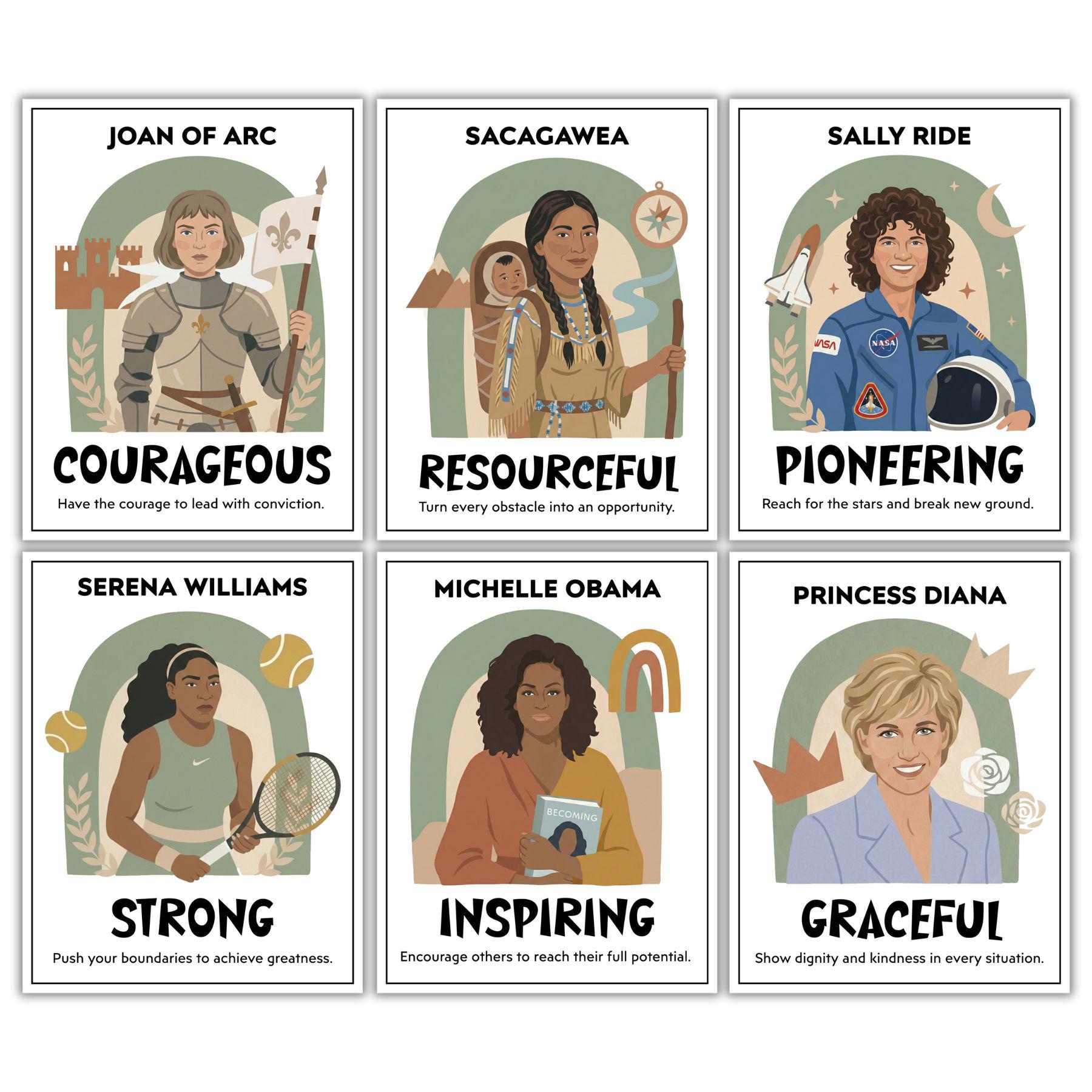 31 Days of Women's History Month Poster Set Printable; Women’s History ...