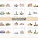 84 World Famous Landmarks Flashcards, Famous Places, Printable ...