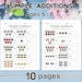10-page Simple Addition Worksheets for Preschoolers and Kindergarteners ...