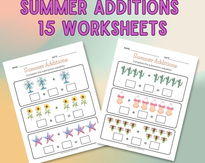 Addition With Pictures Sum up to 20 Worksheets - Adding Cookie Pictures ...