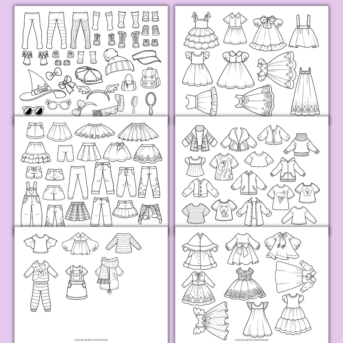 Printable Dress up Activity; Printable Paper Doll; Fashion Paper Dolls ...