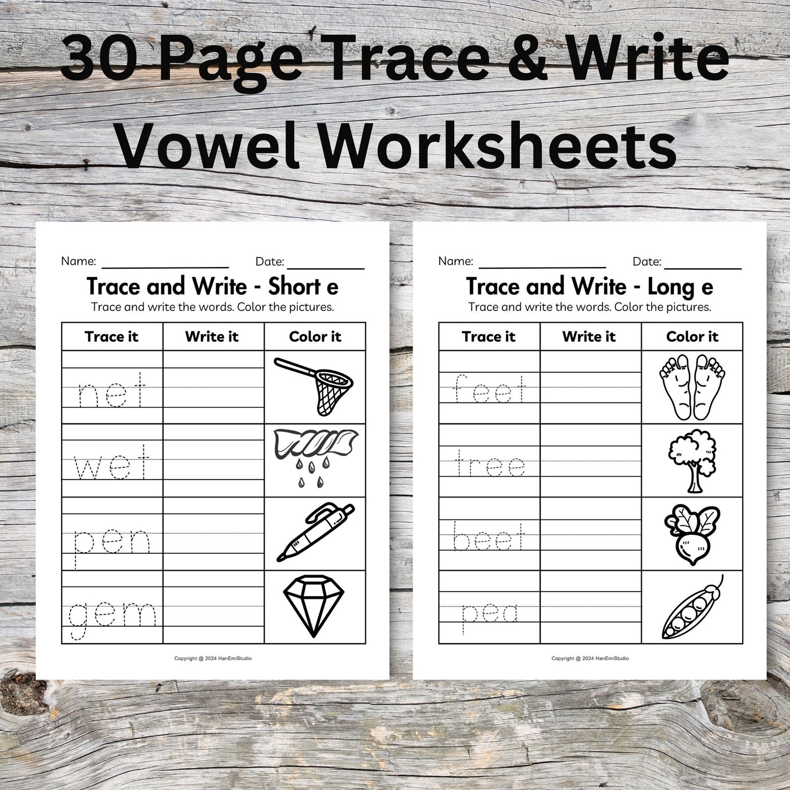 Phonics Worksheets for Kids; CVCE Worksheets; I Can Write CVC; Read ...