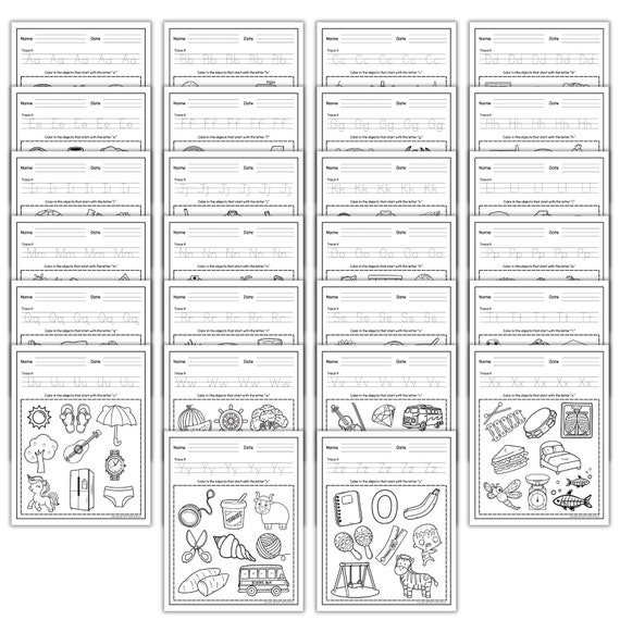 Hojas Para Colorear Con Sonidos Iniciales Libro De Pintar Disney