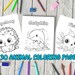 30 Animal Coloring Page for Kids; Printable Coloring Book; Kids ...