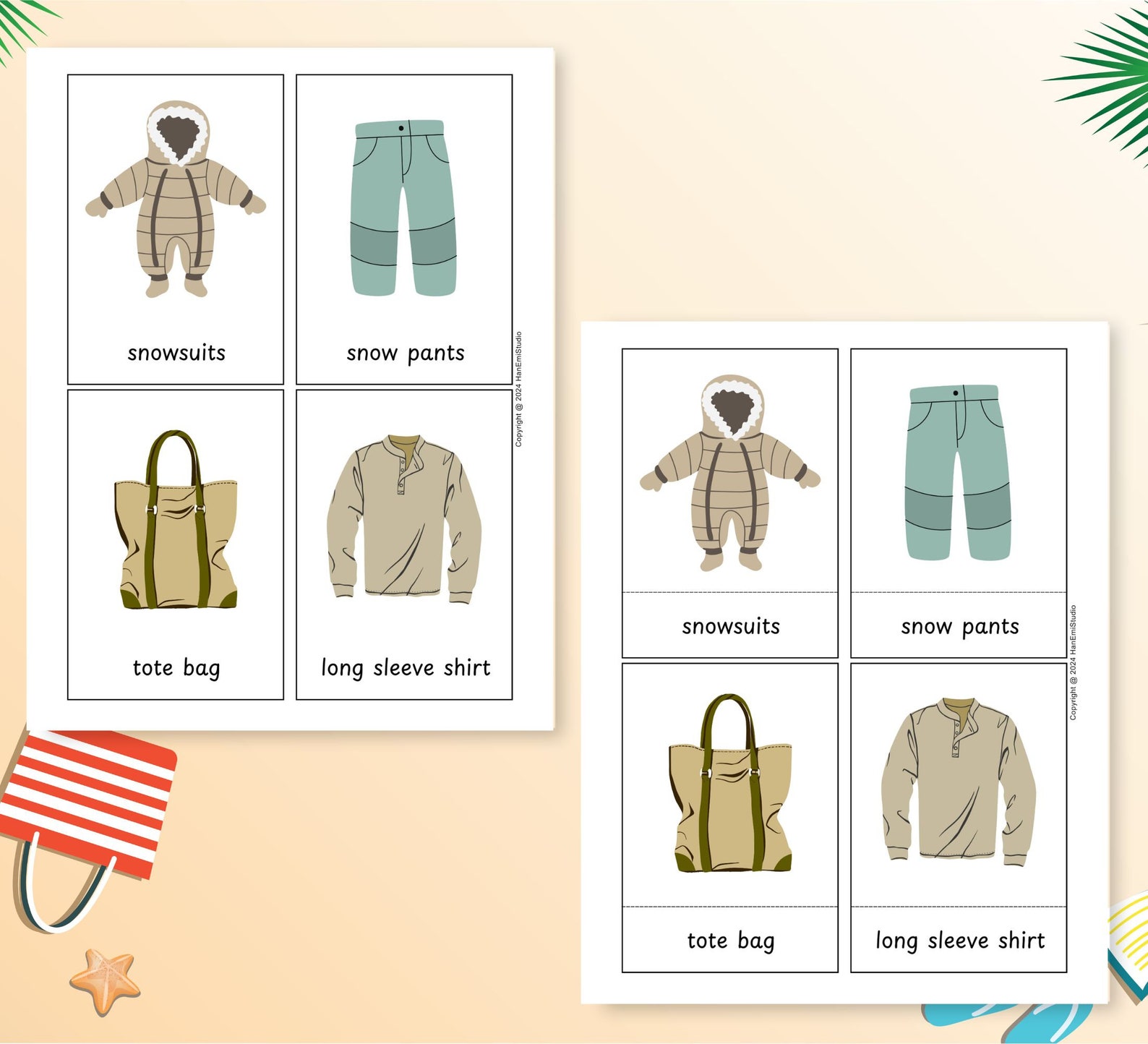 80 Cloth and Accessory Vocabulary Flashcards for Kids; 1st Words ...