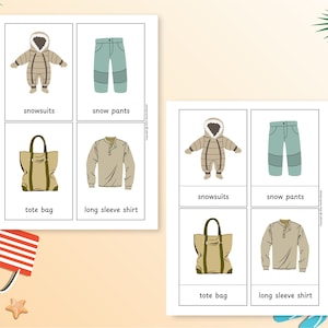 80 Cloth and Accessory Vocabulary Flashcards for Kids; 1st Words ...