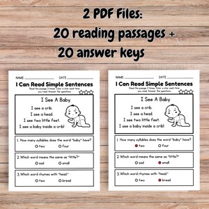 20 Reading Comprehension Worksheets 1st Grade; Reading Comprehension ...