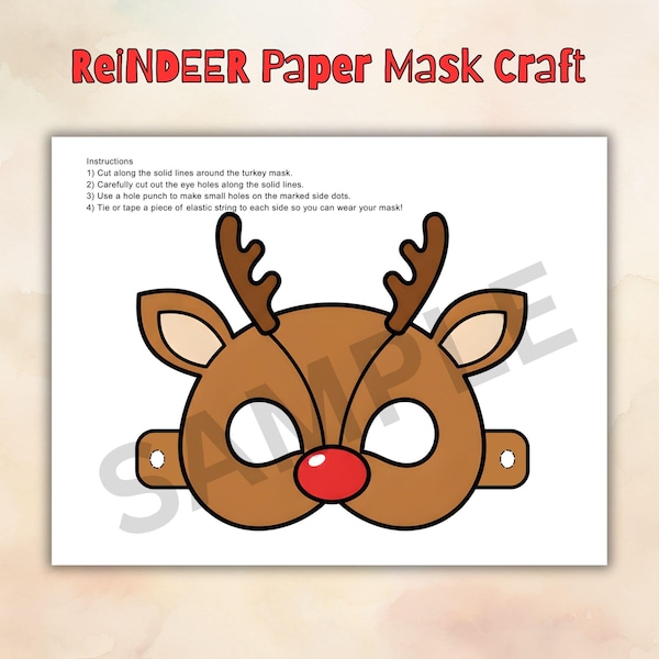 Pretend Play Mask - Etsy