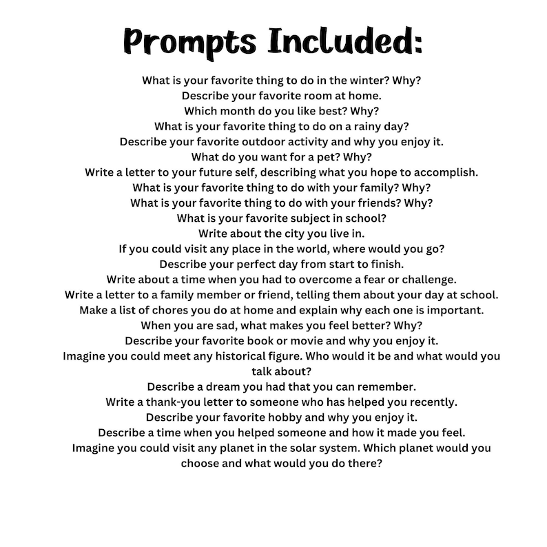 45 Creative Writing Prompts for Kids; Creative Writing for Kids ...