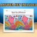 10 Sea Animal Spot the Difference Worksheets for Prek and ...