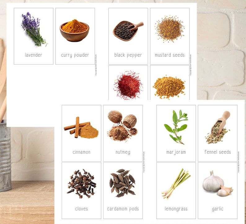 30 Herbs and Spices Flashcards; Vocabulary Flashcards; Plants ...