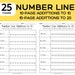 25 Number Line Addition Worksheets; Additions to 10; Additions to 20 ...