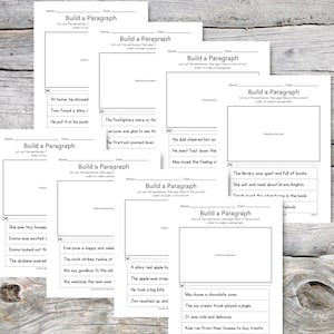 40-page Build a Simple Paragraph Worksheet; Fix the Sentence; Sentence ...