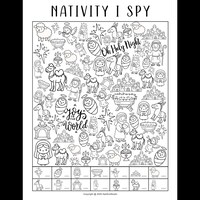 Christmas I Spy Activity; Printable Christmas Games for Kids; Winter I ...