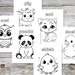30 Animal Coloring Page for Kids; Printable Coloring Book; Kids ...