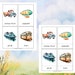56 Transportation Vocabulary Flashcards for Kids; Kids Learning Flash ...