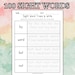 First 100 Sight Word Trace and Write Worksheet; Handwriting Practice ...