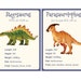 12 Dinosaur Flash Cards; Dinosaurs for Kids; Dinosaur SVG; Dinosaurs ...