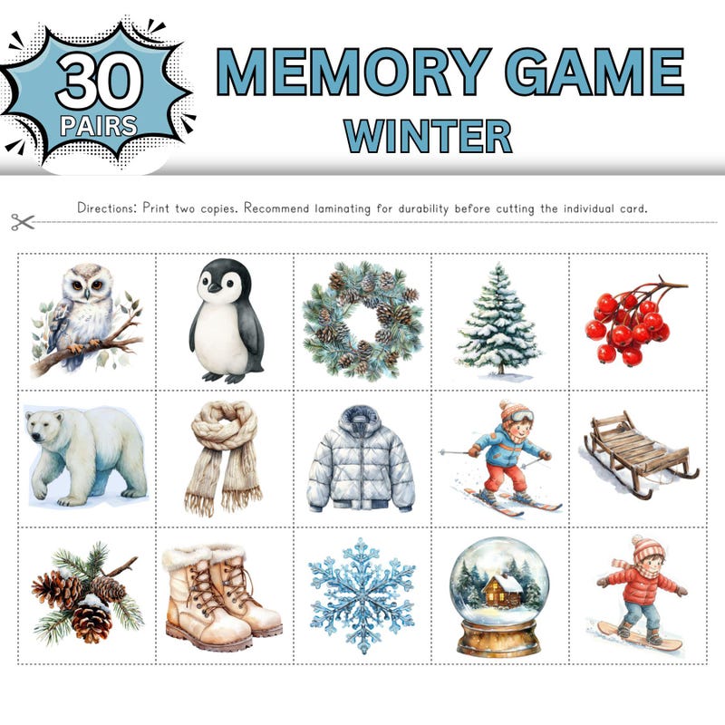 Winter Cards - Etsy