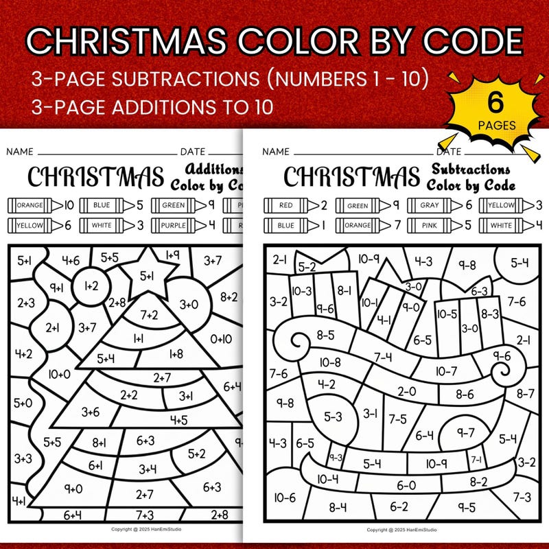Coloring Code Sheets - Etsy