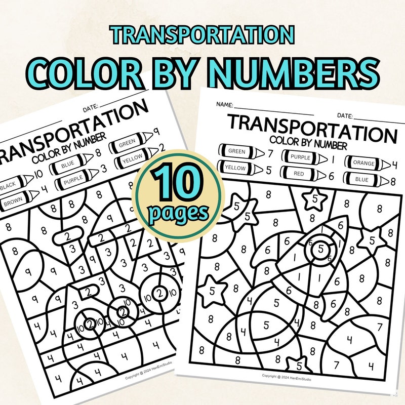 Letter Color Printables - Etsy