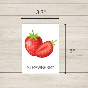 88 Fruits and Vegetables Vocabulary Flashcards; Printable Kids Flash ...