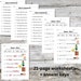 21 Noun Worksheets Bundle, Parts of Speech; Printable Noun Practice ...