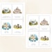 84 World Famous Landmarks Flashcards, Famous Places, Printable ...